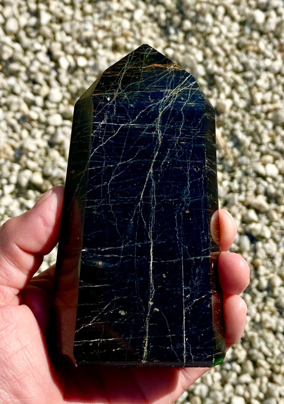 Jewelry & Beauty Grounding Protection Stone. Black Tourmaline Polished ...