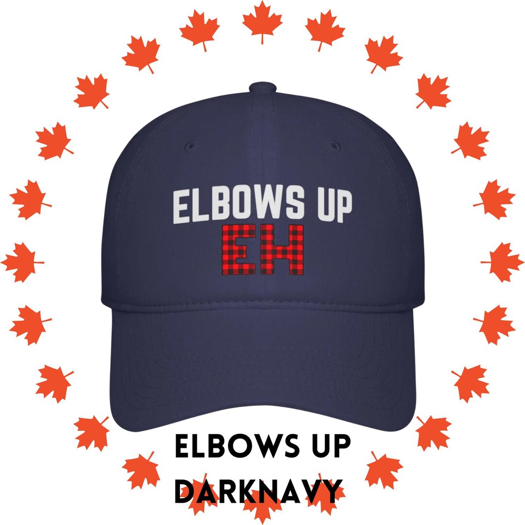 Elbows up Baseball Hat | A Totally Canadian Hat, Eh? | for True North ...