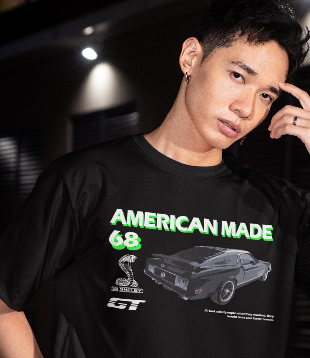 68 Mustang Unisex Car Shirt - Etsy