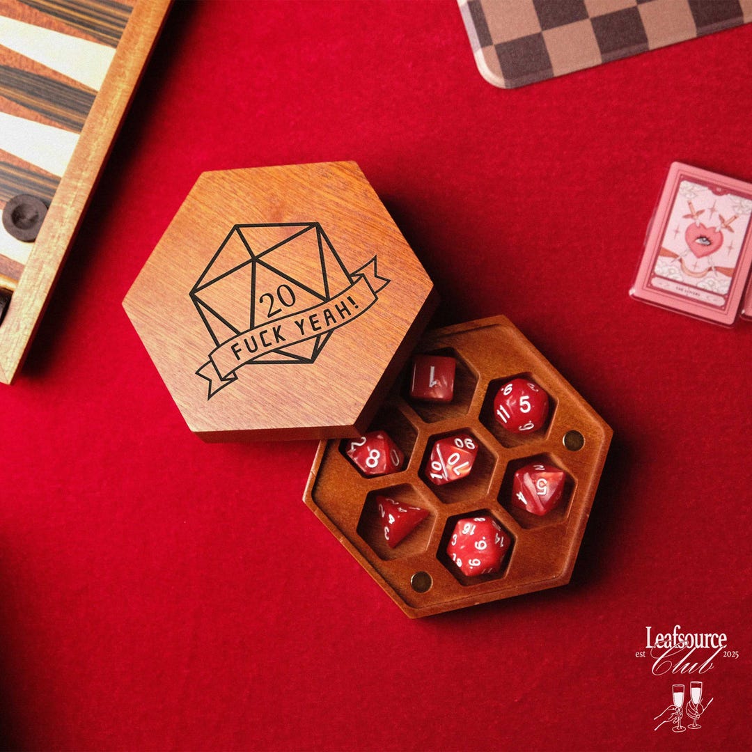 Personalized Dice Box, Wood Dice Organizer, Daggerheart Dice RPG Dice ...