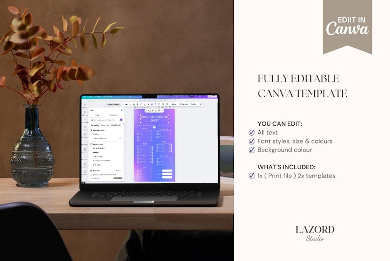 Editable Nail Price Breakdown Sheet, Canva Template (digital) - Etsy