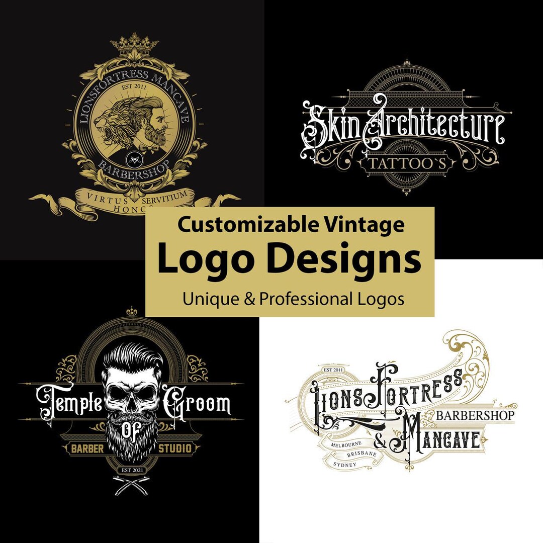 Custom Vintage Logo Design | Professional Branding for Businesses ...