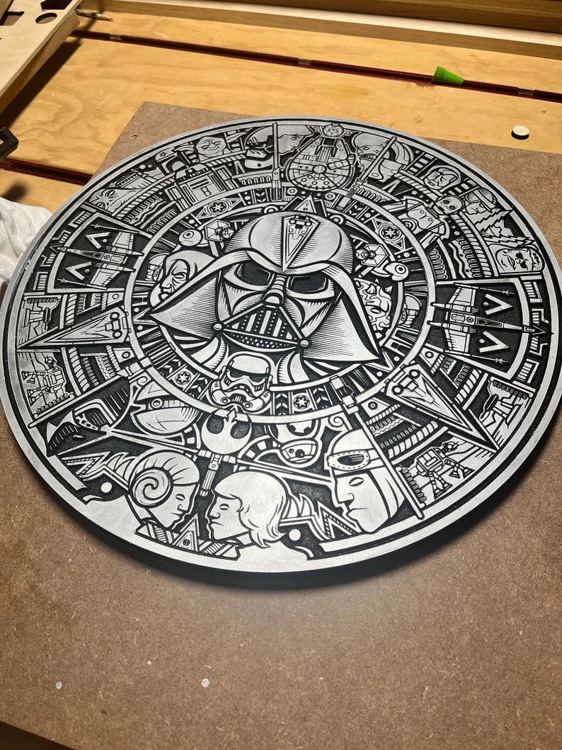 Star Wars Aztec Mayan Calendar Art - Etsy