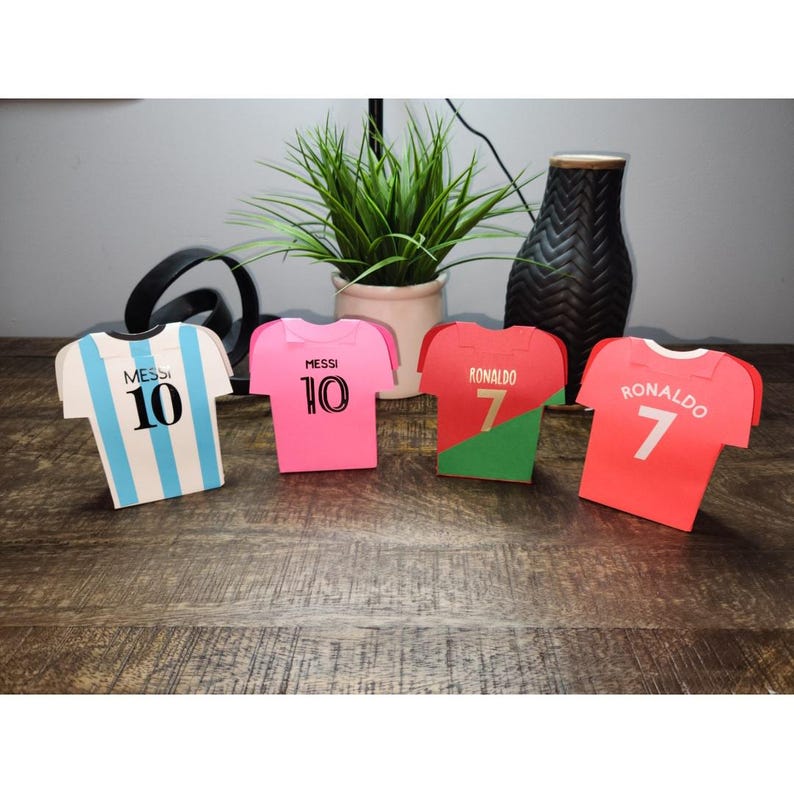 Soccer/futbol Treat Boxes, Birthday, Cumpleanos, Any Occasion, T-shirts ...