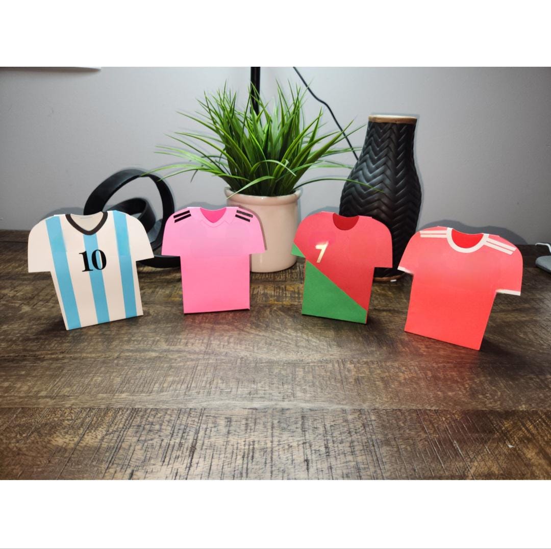Soccer/futbol Treat Boxes, Birthday, Cumpleanos, Any Occasion, T-shirts ...