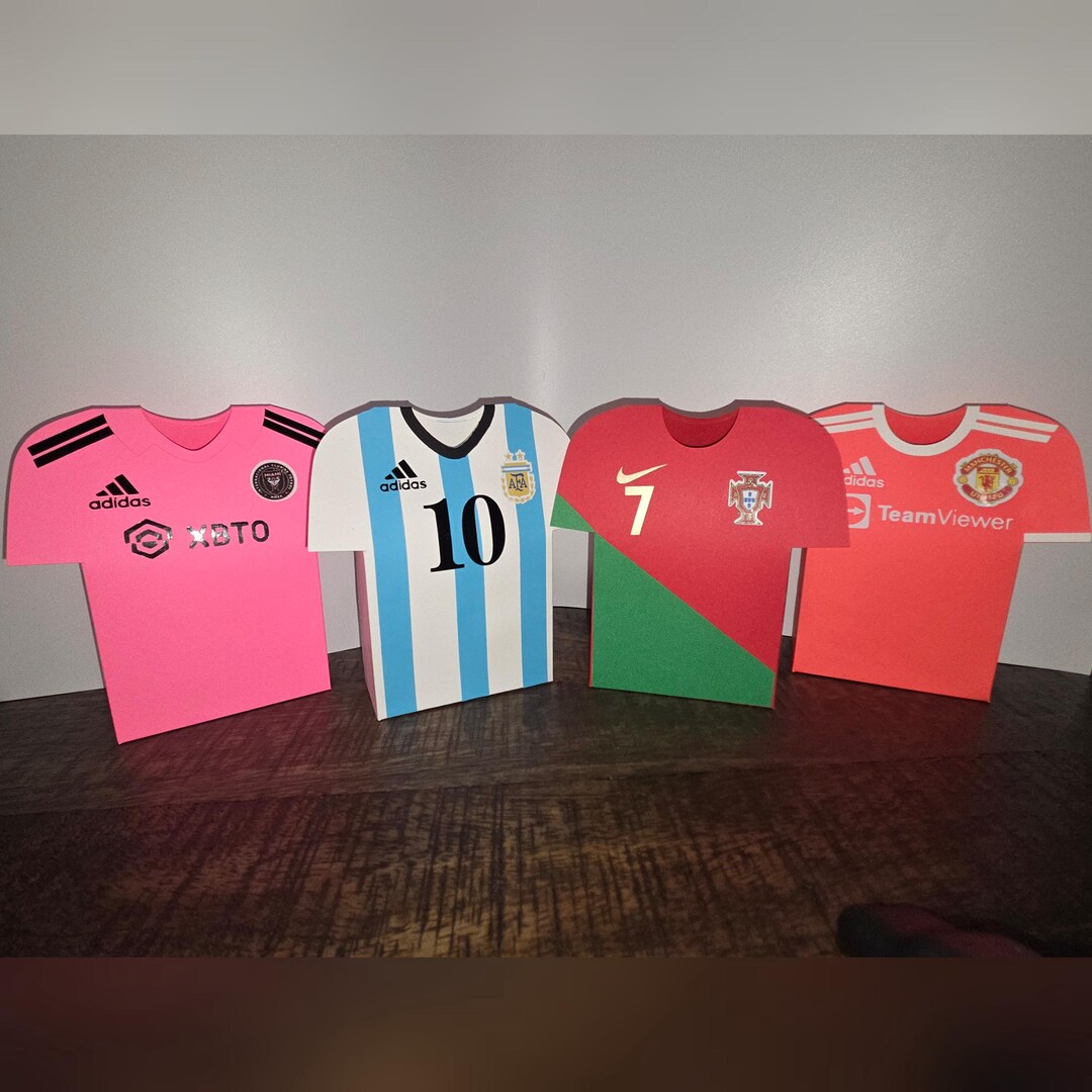 Ronaldo, Messi, Pulisic Treat Boxes, Birthday, Any Occasion, T-shirt ...