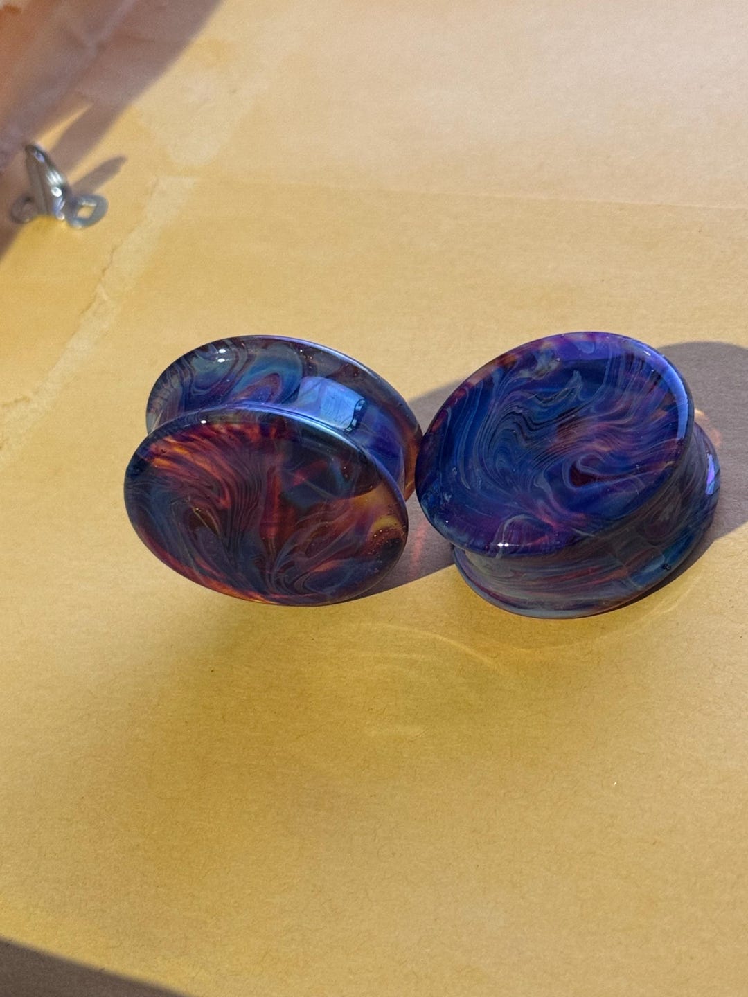 Psychedelic Glass Ear Gauges Plugs - 1.25" 1/14" - Etsy