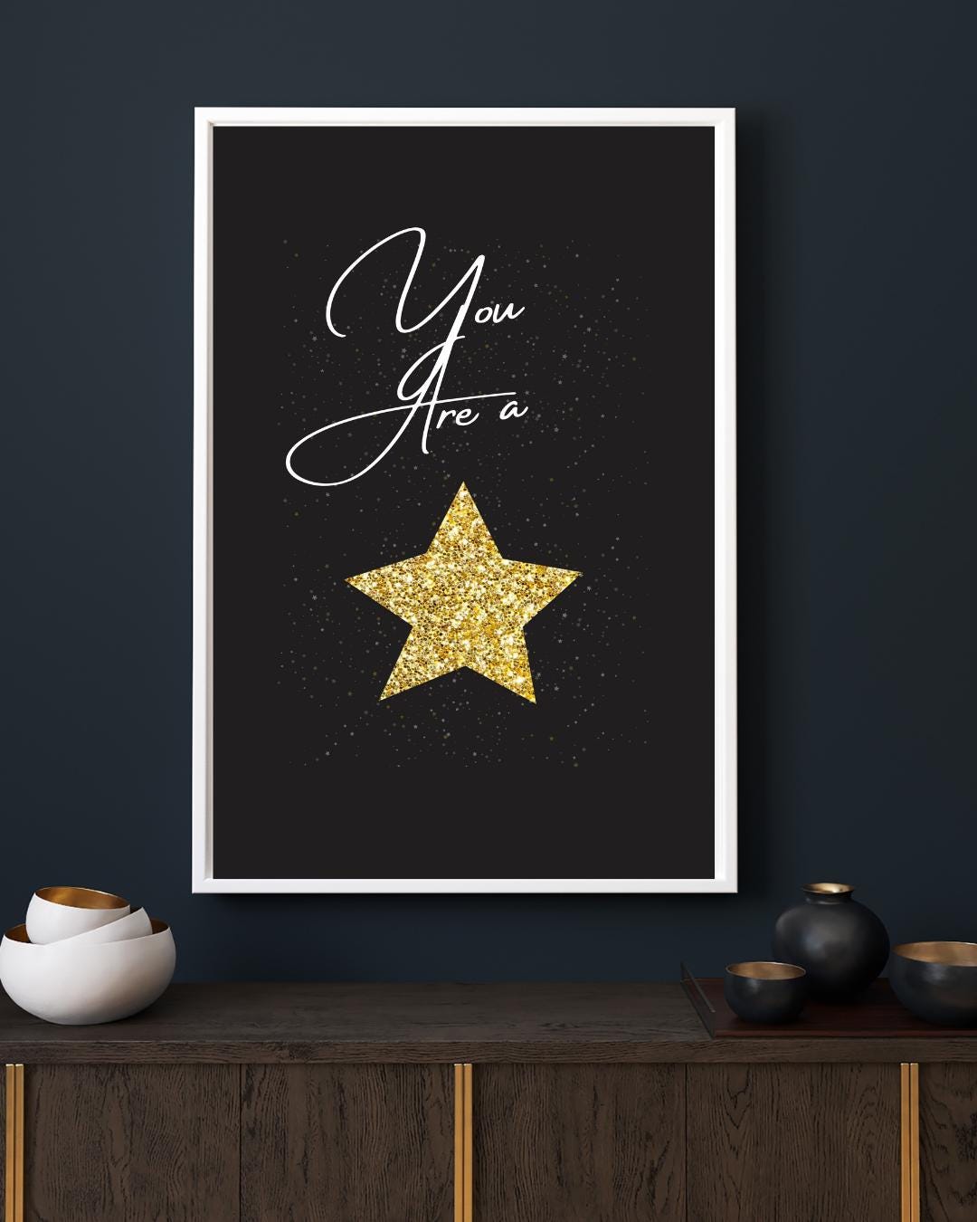 Star Positive Affirmation Feel Good Quote| Printable Wall Art for ...