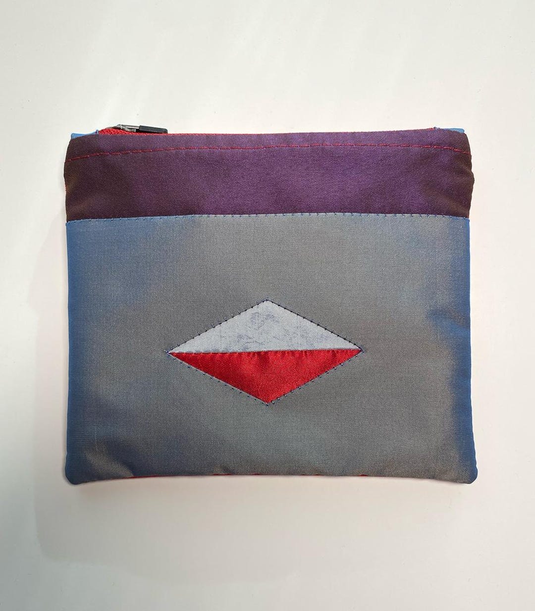 Native American Osage Hand-sewn Ribbonwork Zippered Pouch - Etsy