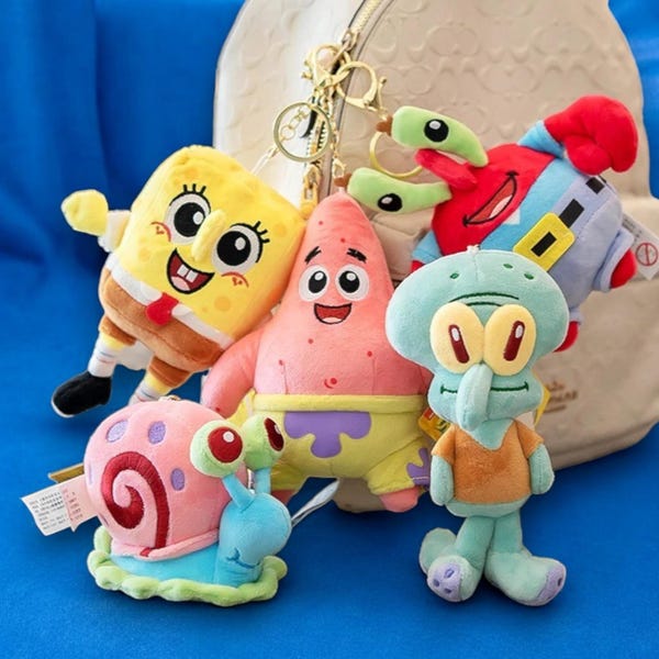Spongebob Keychain - Etsy