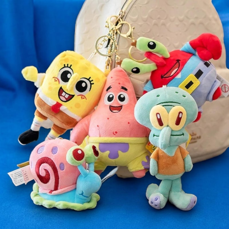 Spongebob Keychain - Etsy