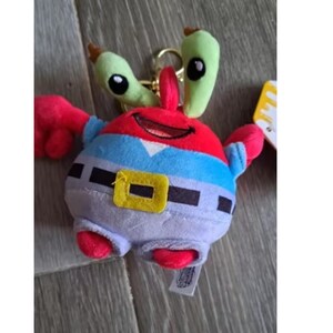 Spongebob Character Plush Keychain, Cute Squarepants Keyring, Gift for ...