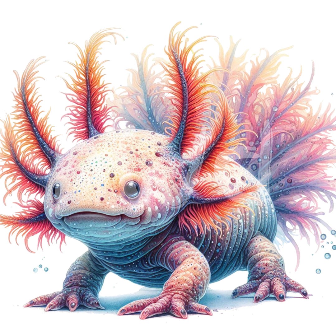Axolotyl Digital Download - Etsy