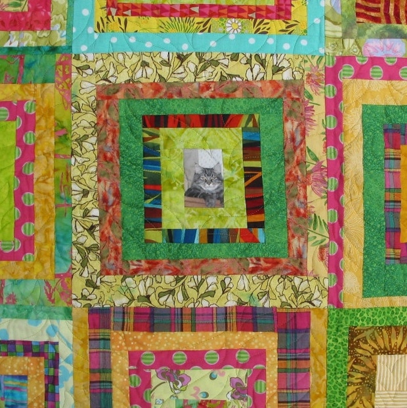 Pet Memorial Quilt Photo Quilt Custom Quilt Dog Memorial Cats Custom ...