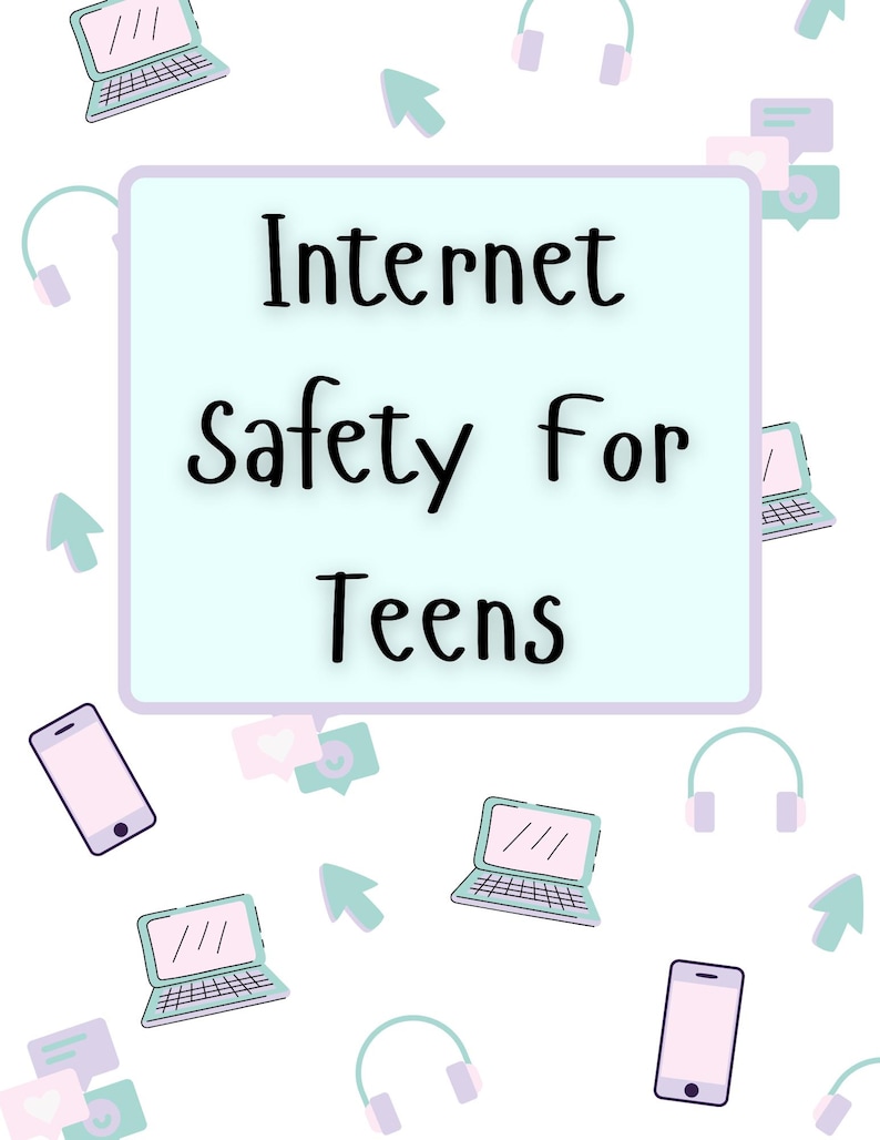 Internet Safety Workbook for Teens, Online Safety Activity (PDF) - Etsy