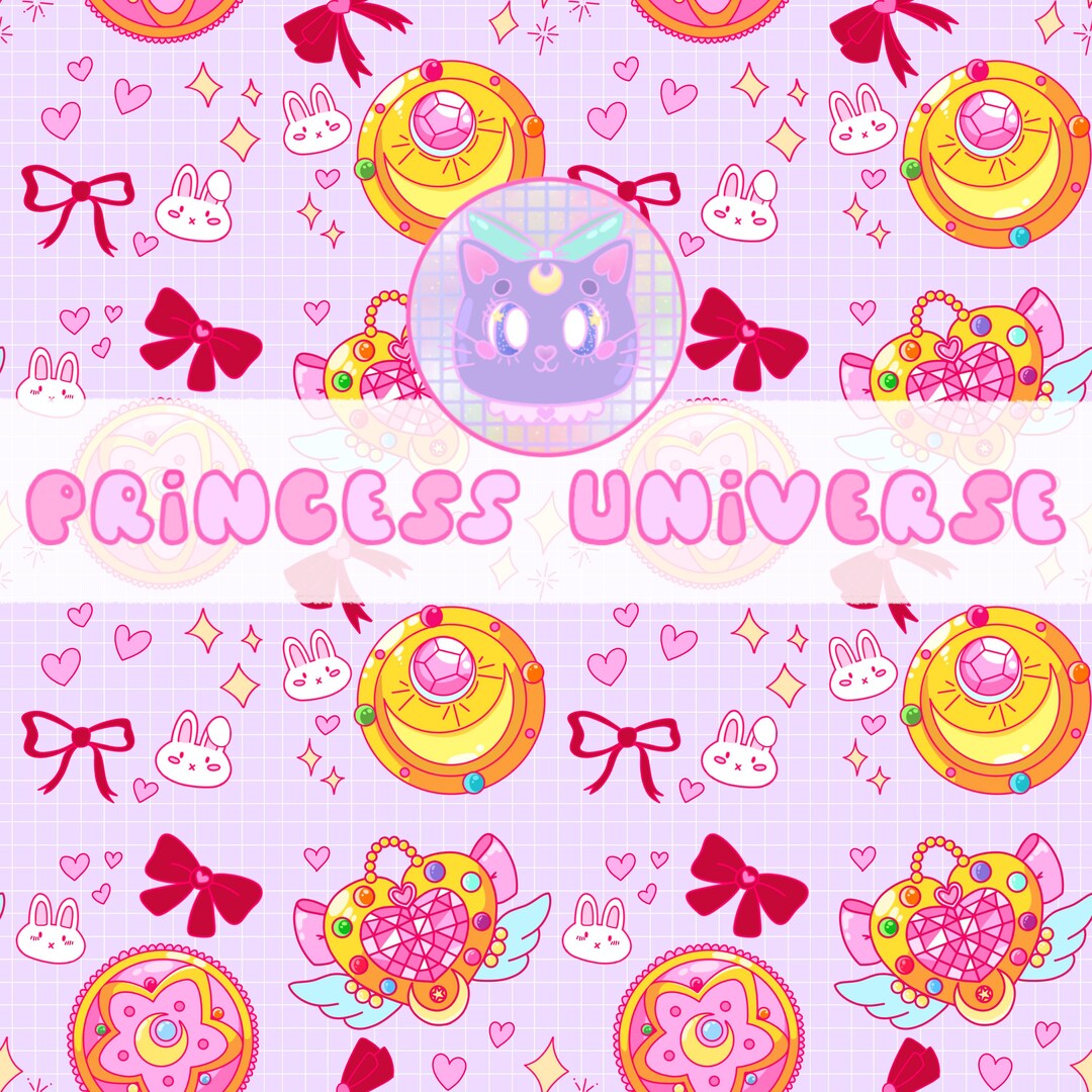 Magical Girl Repeating Art Pattern | Personal Use Only | Instant ...