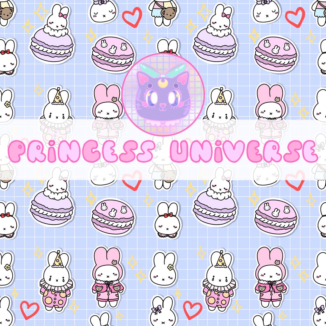 Cute Bunny Repeating Art Pattern Personal Use ONLY Instant Download - Etsy