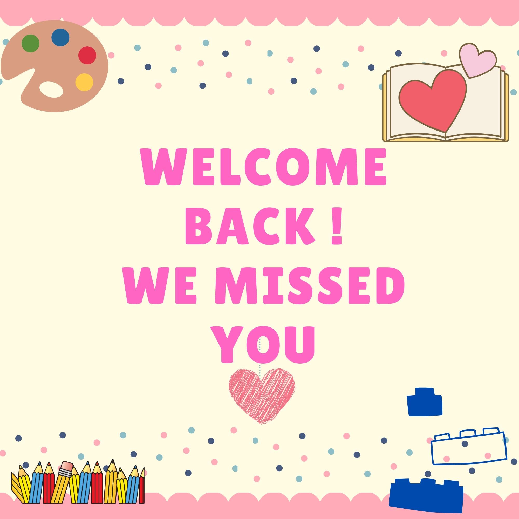 Welcome Back! Poster - Etsy
