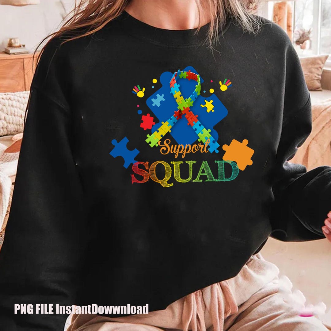 Autism Support Squad Png, Autism PNG, Autism Awareness Coquette Png ...