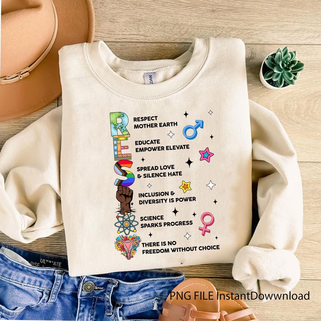 Resist Png, Respect Mother Earth Png, Educate Empower Elevate Png, Spread Love LGBTQ Png ...