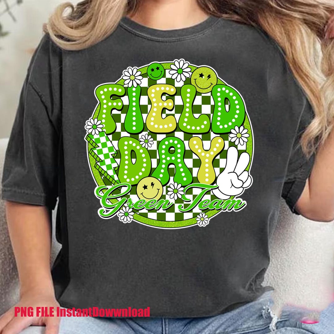 Field Day Green Team PNG, School Vacation PNG, Teacher Field Day PNG ...