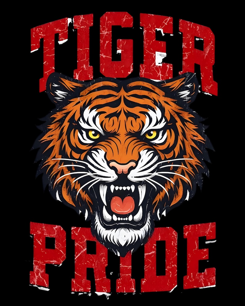 Tiger Pride Svg, Tiger Team Spirit Svg, Tiger Spirt Svg - Etsy