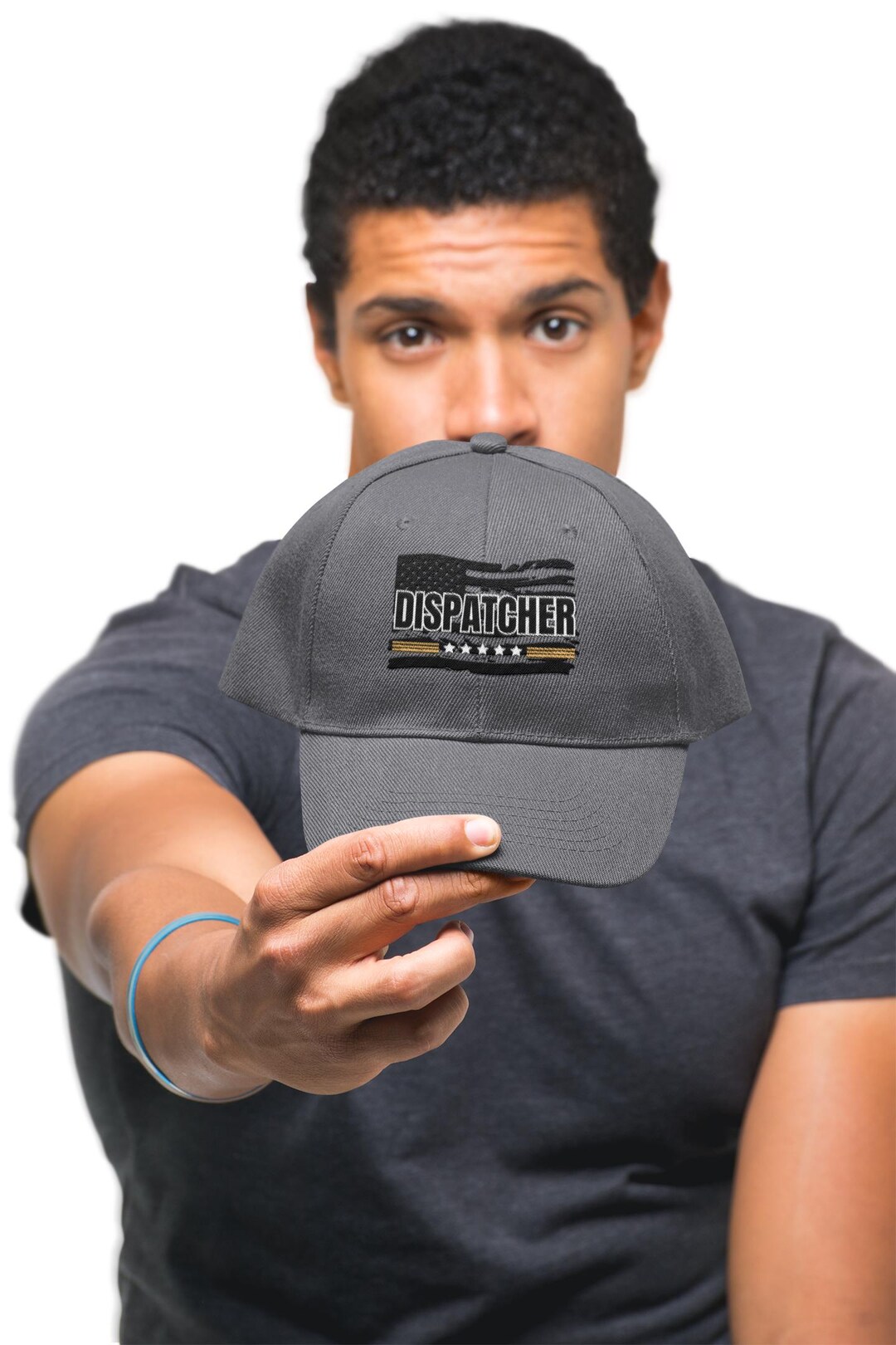 Thin Gold Line Dispatcher Hat, Dispatch Hat, Thin Gold Line Cap, 911 ...