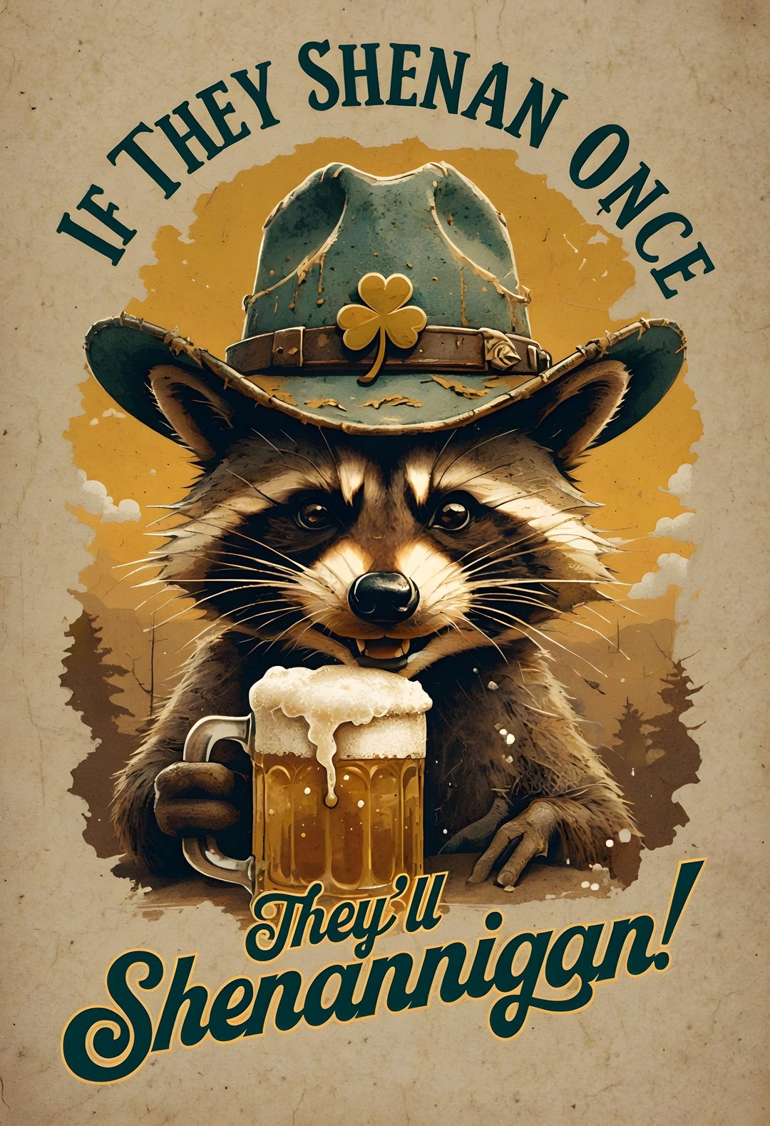 Shenanigan Racoon SVG, Racoon Cut File, Funny SVG Design, If They ...