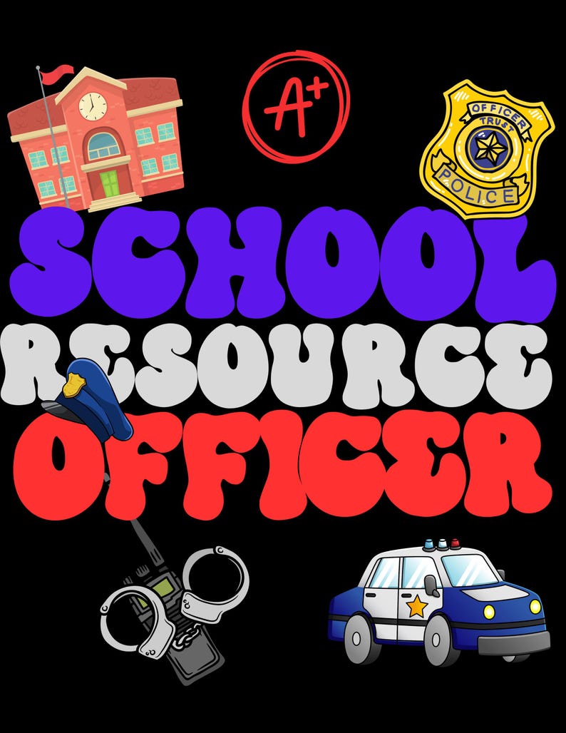 School Resource Officer SVG: School Staff Appreciation (digital ...