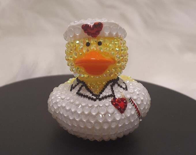 Nurse Bling Rubber Duck, Jeep Rubber Duck Nurse, Bedazzled Nurse ...