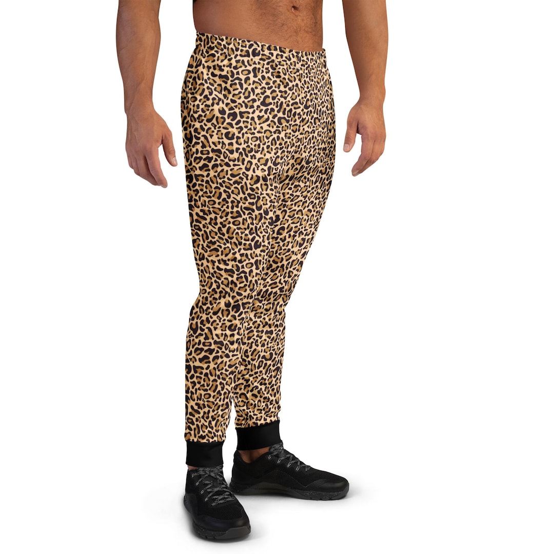 Men's Retro Lounge Lizard Cheetah Leopard Print Pattern Popfelix ...