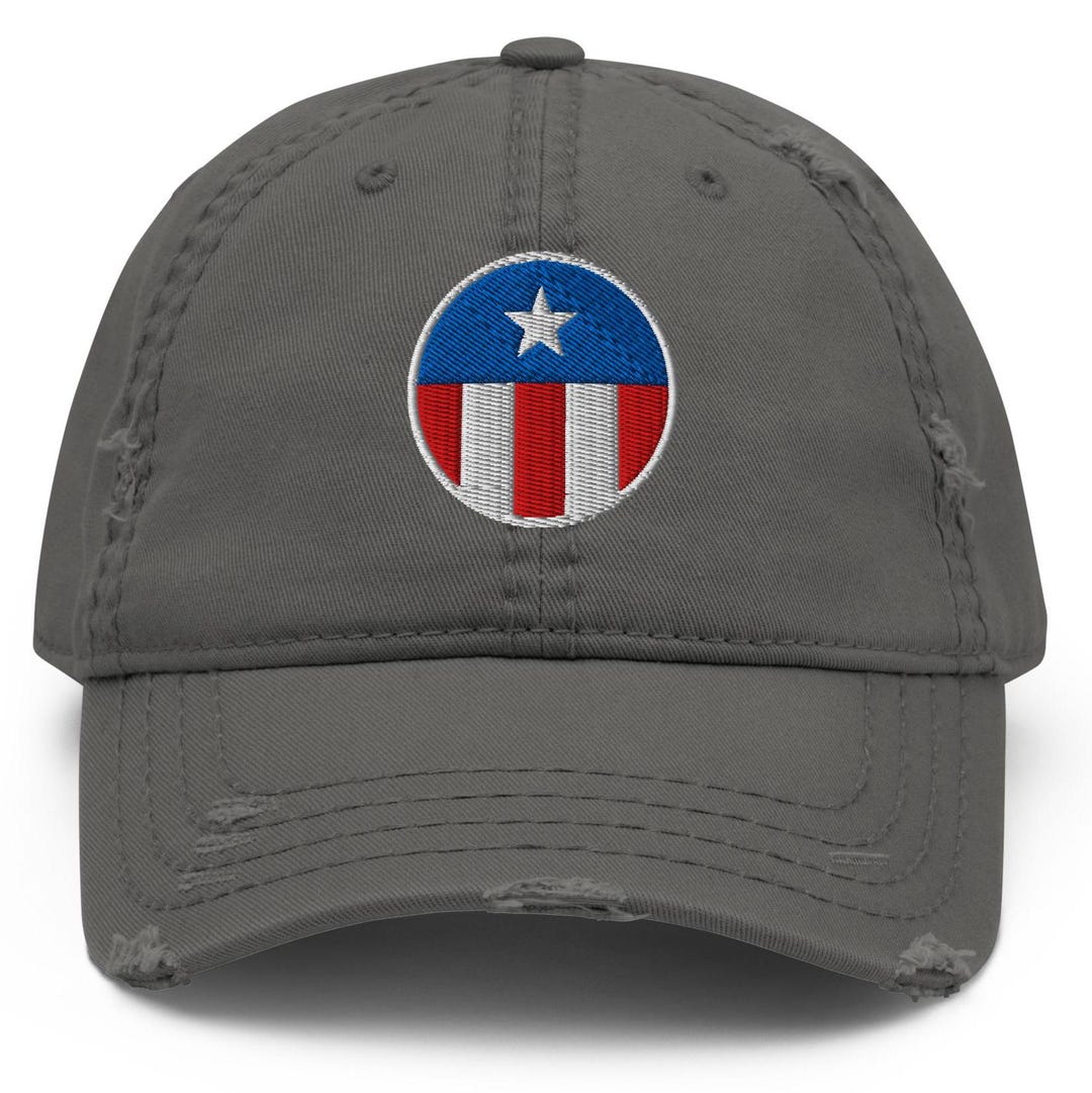 Distressed Boricua Puerto Rican Flag Unisex Pop Felix Embroidered Cap ...