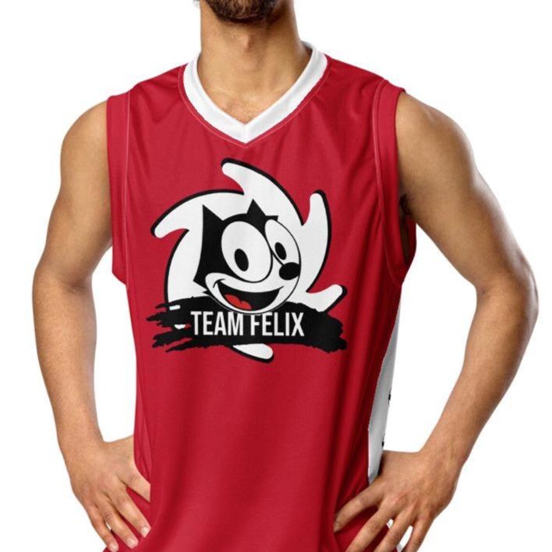 Team Felix - Felix the Cat #21 Popfelix Designer Unisex Basketball ...