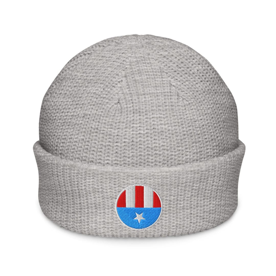 Upside Down Puerto Rico PR Boricua Flag Embroidered Popfelix Designer ...