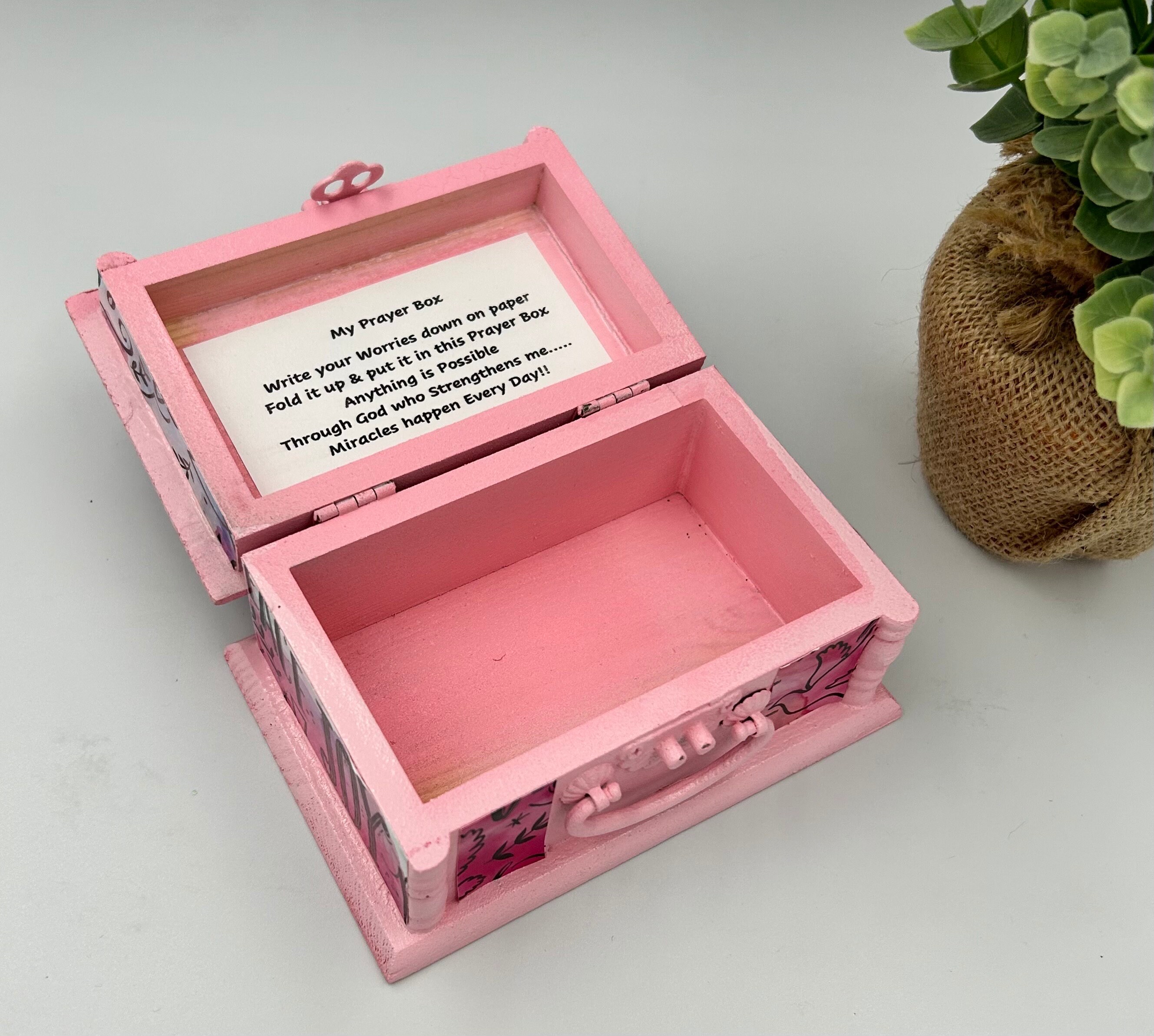 Jesus Hope Faith Prayer Box 1st Communion Box Confirmation Box Worry ...