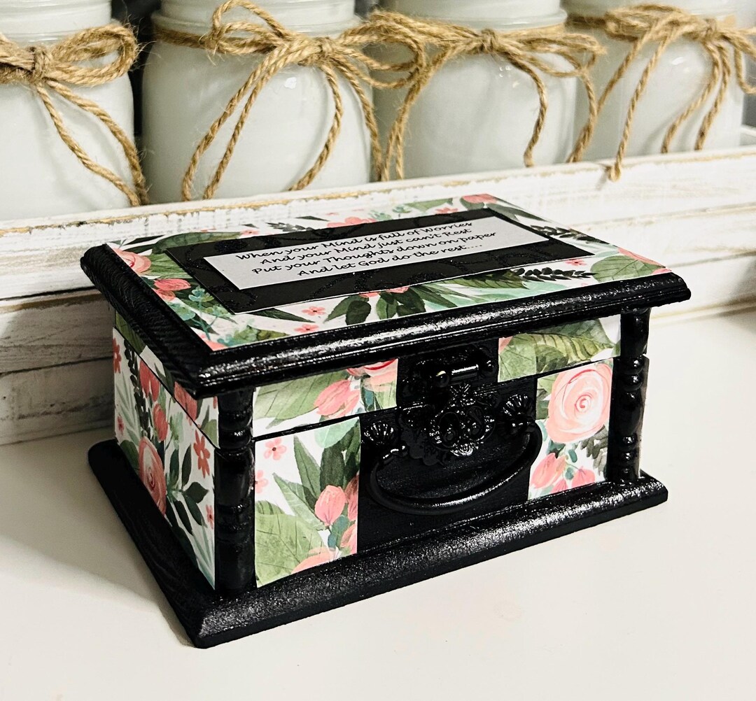 Prayer Box Worry Box Two Quotes to Choose From - Etsy