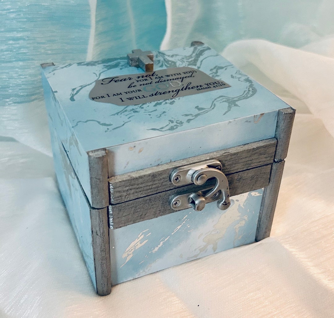 1st Communion Prayer Box Keepsake Box Rosary Box - Etsy