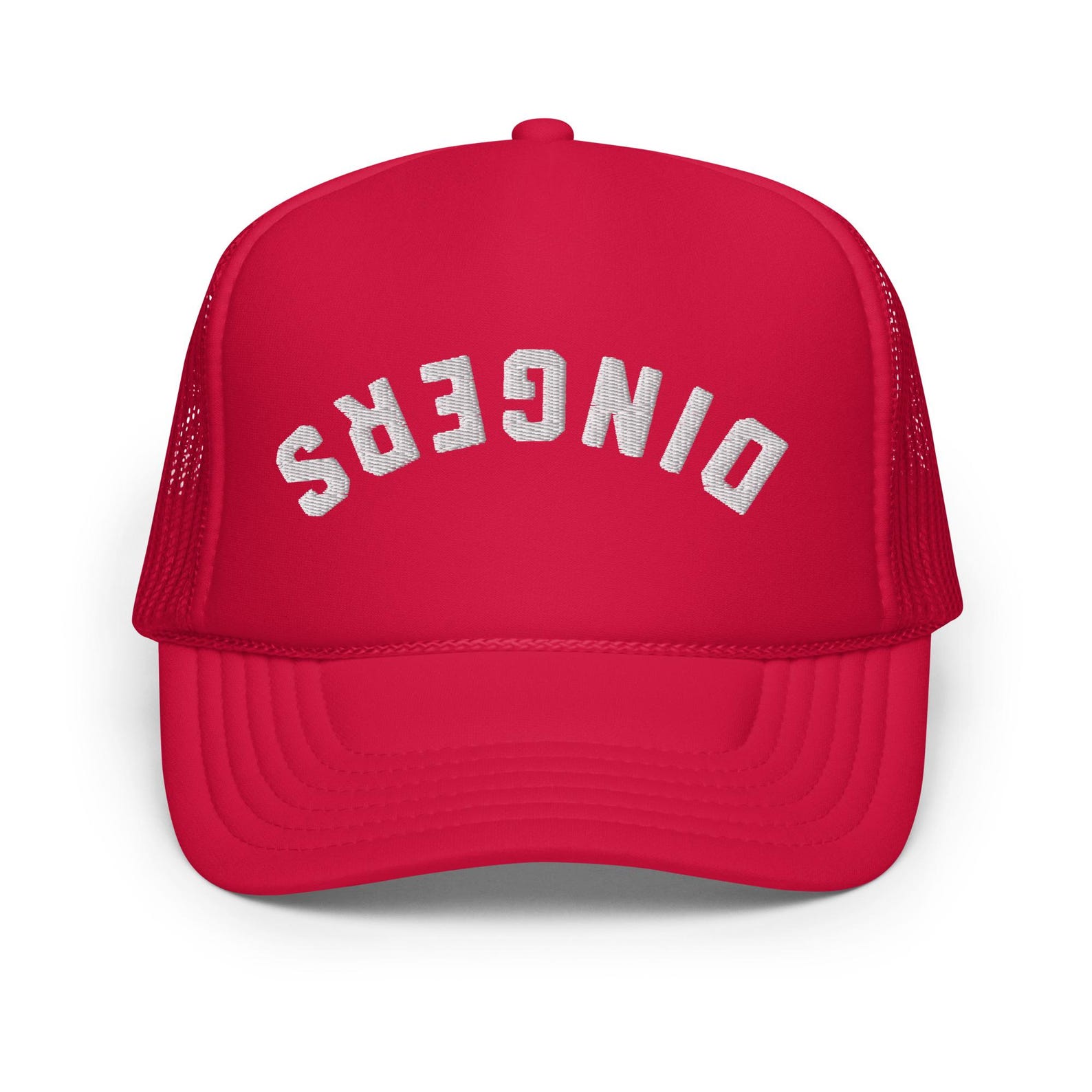 Dingers Upside Down Baseball Hat Embroidered Baseball Mom Trucker Hat ...