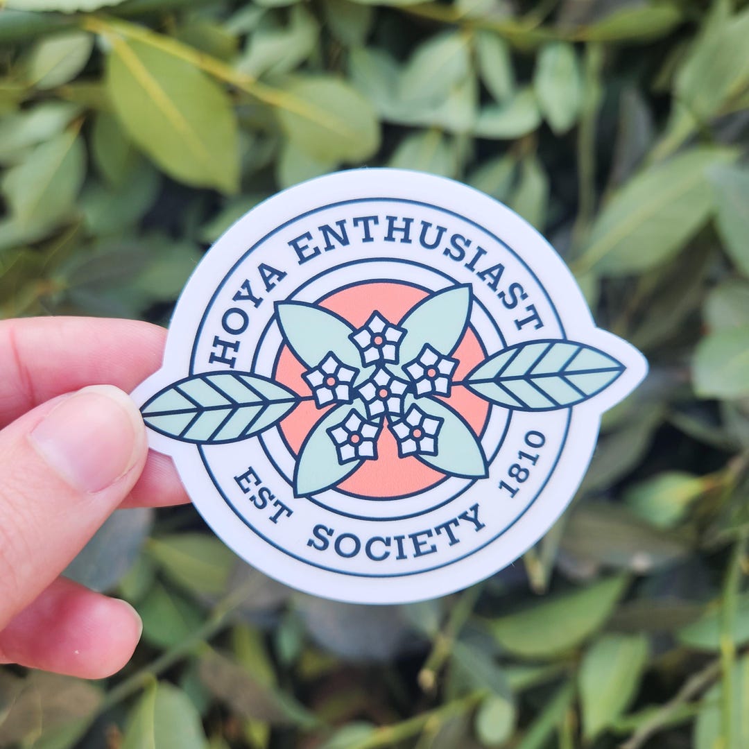 Hoya Lover Sticker for Plant Lover Plant Mom Hoya Flower Hoya Carnosa ...