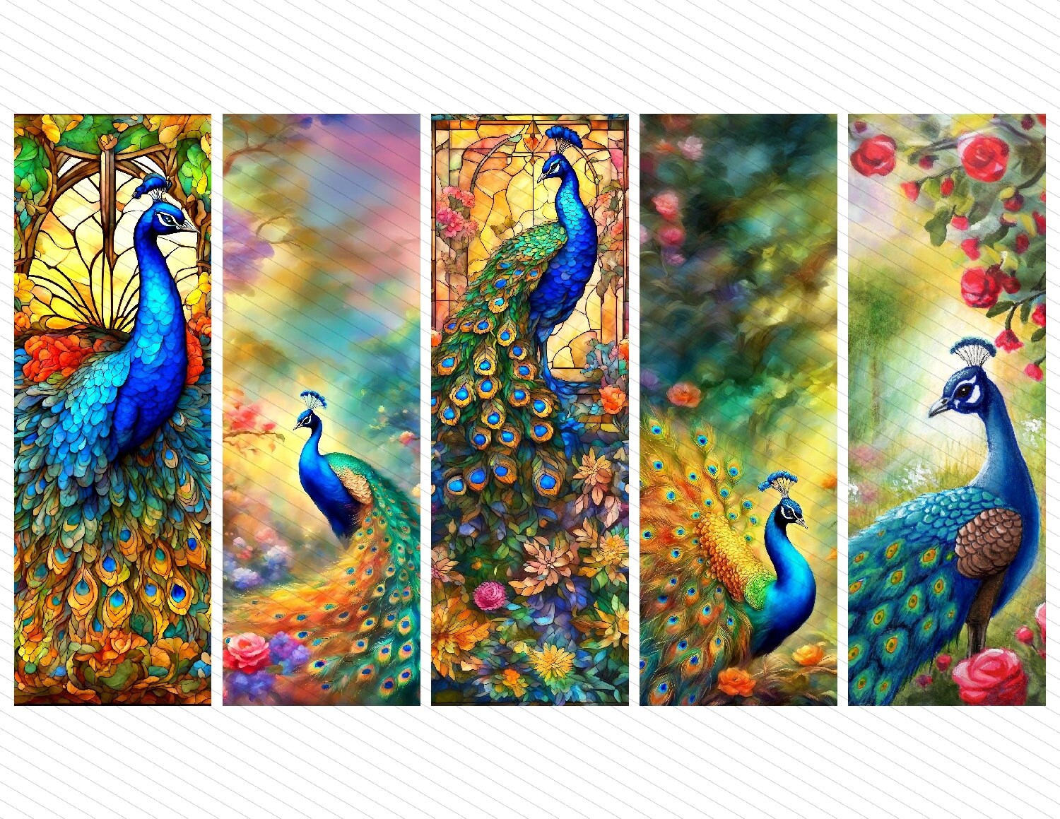 Bookmarks, Peacocks Bookmarks, Peacock Birds, Colorful Birds ...
