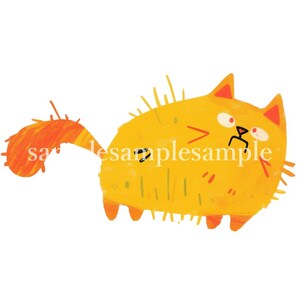 Quirky Cat Clipart PNG , Cute Cartoon Cat Clipart , Funny Kitten Clip ...