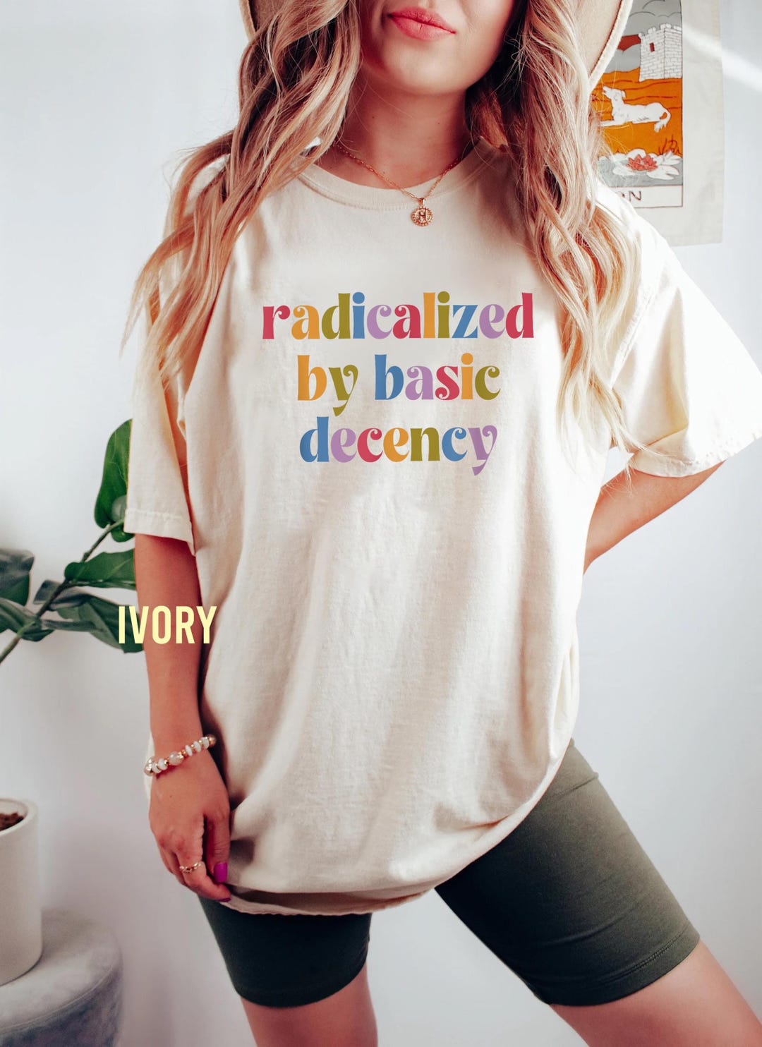 Radicalized by Basic Decency Shirt – Funny Feminist Comfort Colors Tee ...