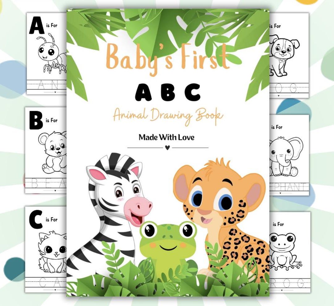 Alphabet Animals - ABC Animal Book - Alphabet Coloring - ABC ...