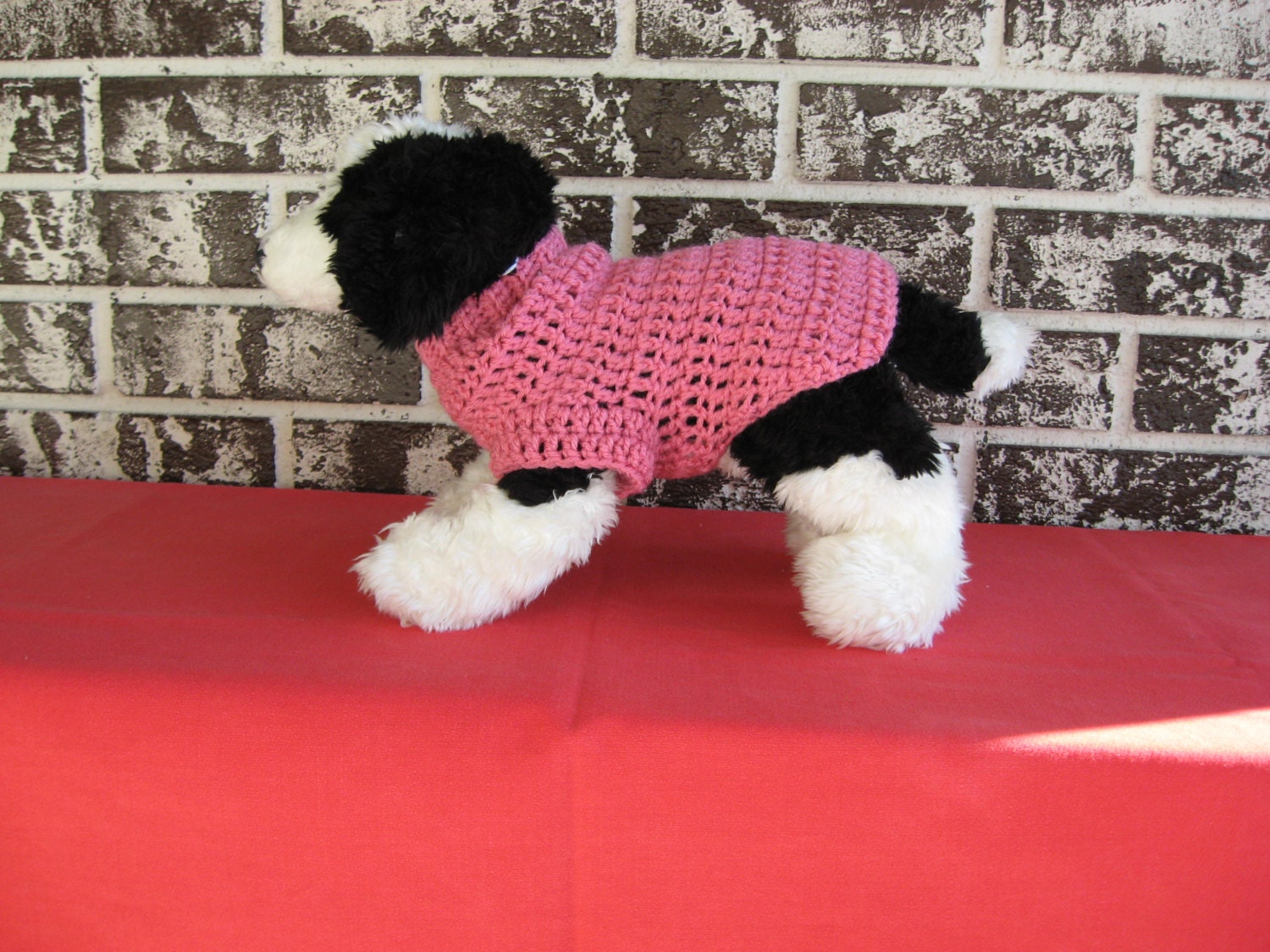 Pink Dog Sweater Medium Dog Sweater Large Dog Sweater - Etsy