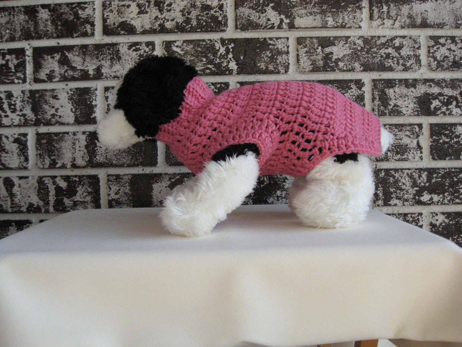 Pink Dog Sweater Medium Dog Sweater Large Dog Sweater - Etsy
