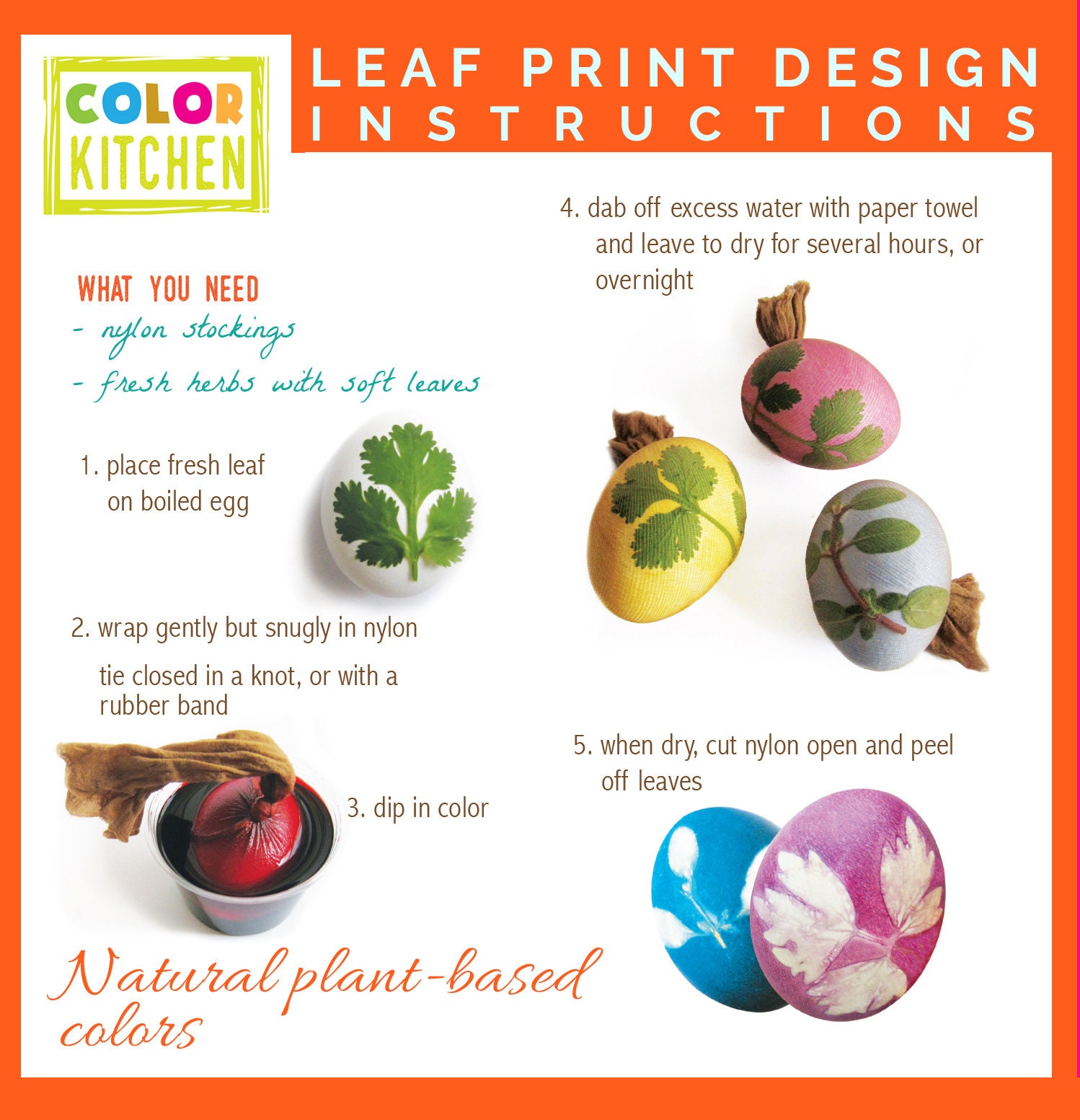 Natural Easter Egg Coloring Kit | Natural Easter Egg Dye Kit | Natural ...
