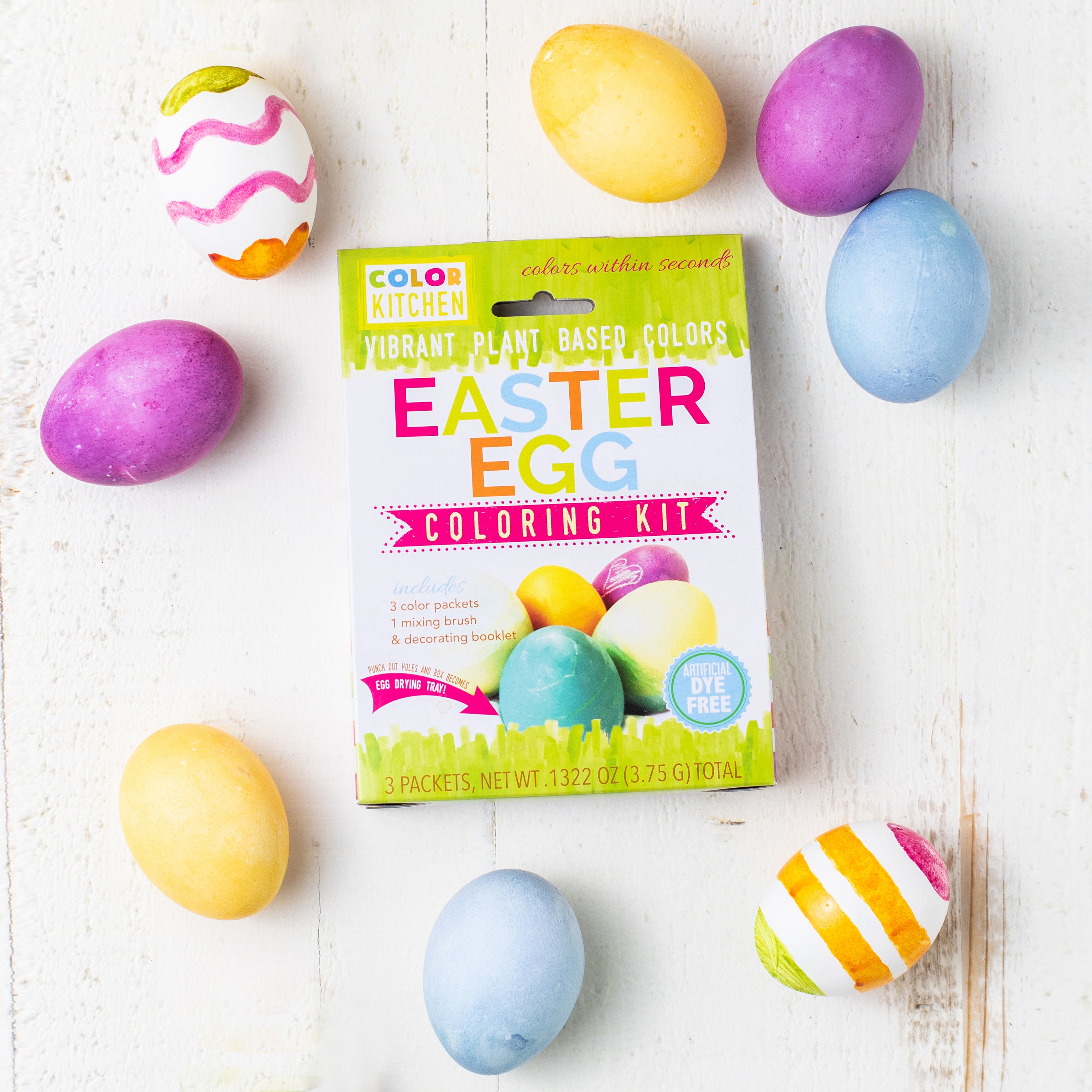 Egg Colouring Kit Easter Easter Unlimited RJ Rabbit Approved - Each Egg ...