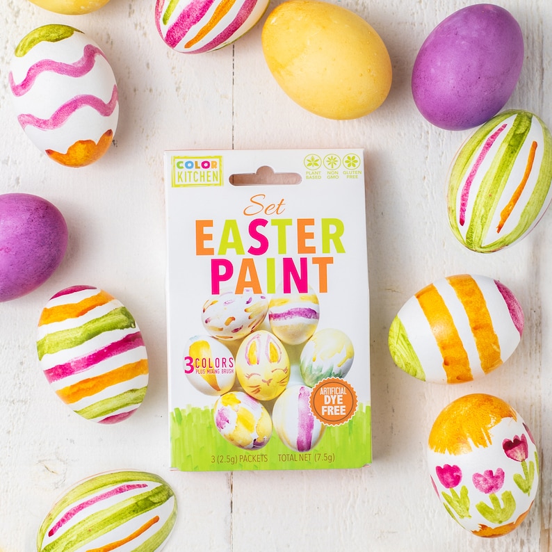 Natural Easter Egg Paint Kit | Natural Easter Dye Kit | Natural Egg Dye ...