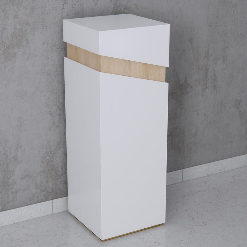 Cube Pedestal, Custom Pedestal. Great for Home Decor, Retail, Trade ...