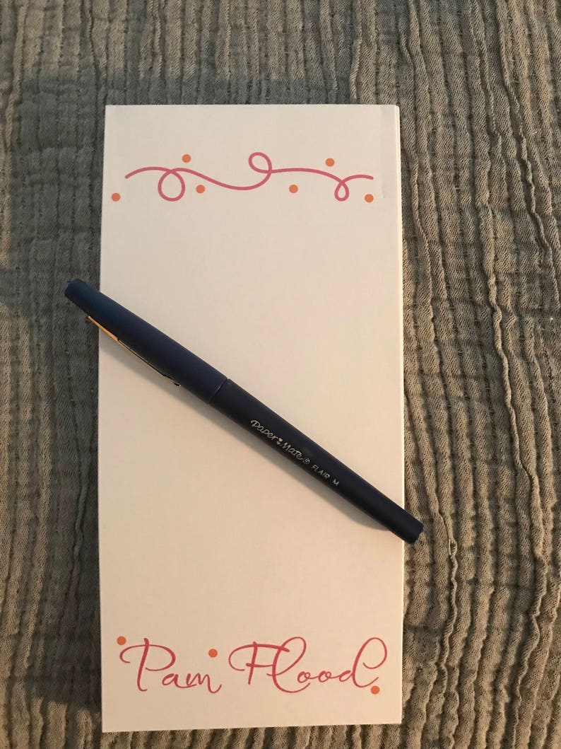Personalized Notepad - Etsy